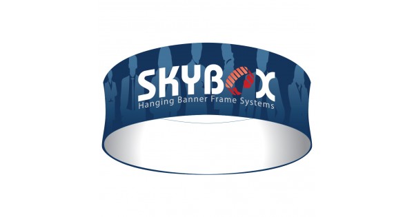 Circle Hanging Banners Single Sided| Trade Show Displays